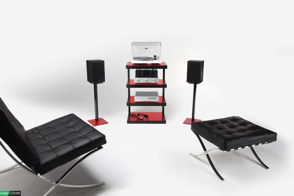 Norstone Esse Hifi zwart audiomeubel | HOBO hifi